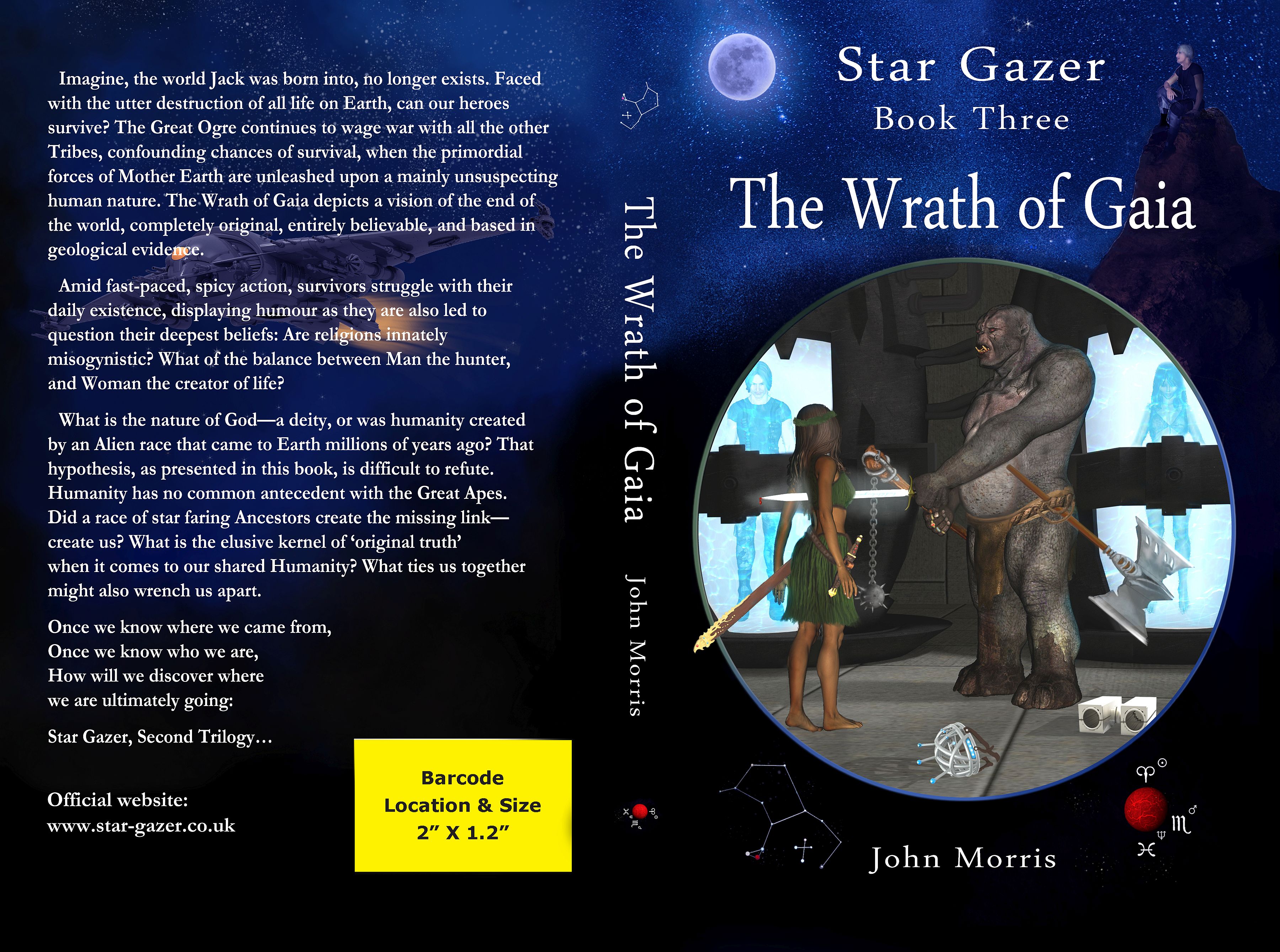 Stargazer Book Three, The Wrath of Gaia by John Morris